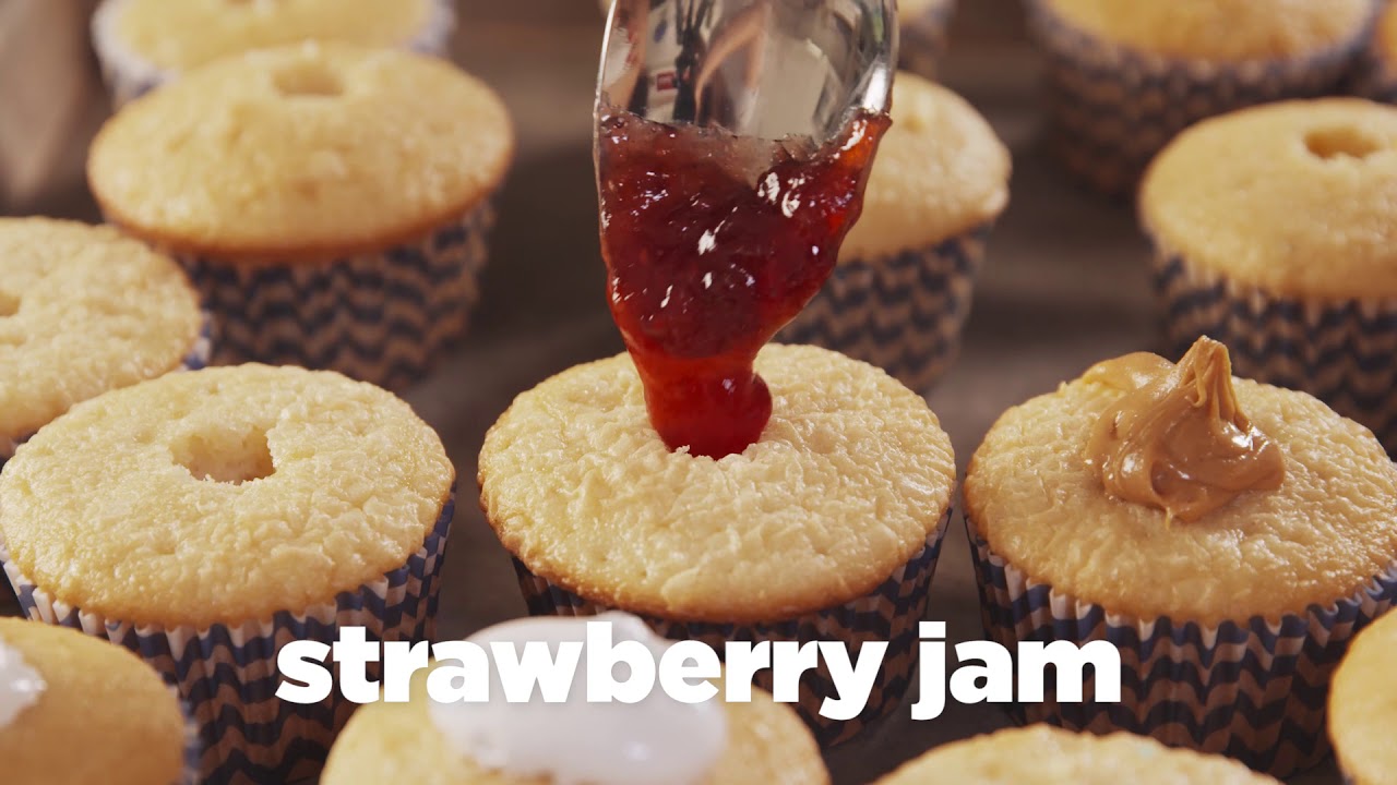 Surprise-Inside Cupcakes with Kayla Maisonet | Delish - YouTube