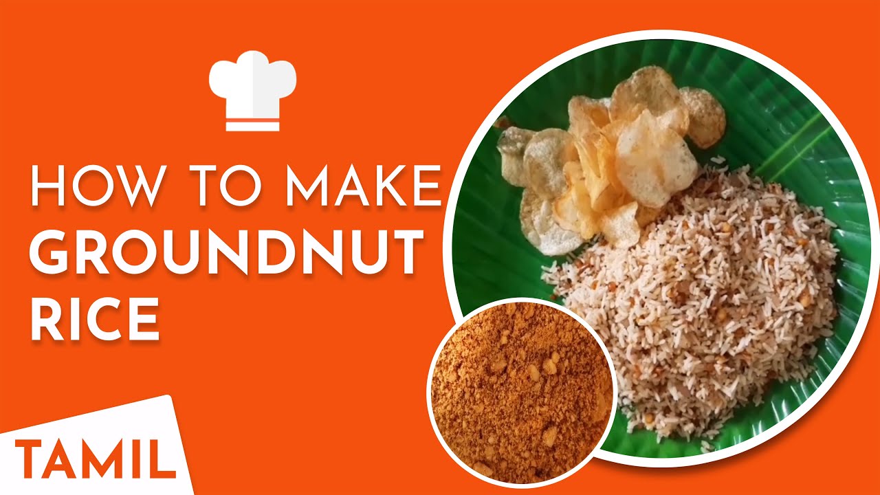 How To Make Groundnut Powder + Groundnut Rice ( Ver Kadalai podi + Ver ...