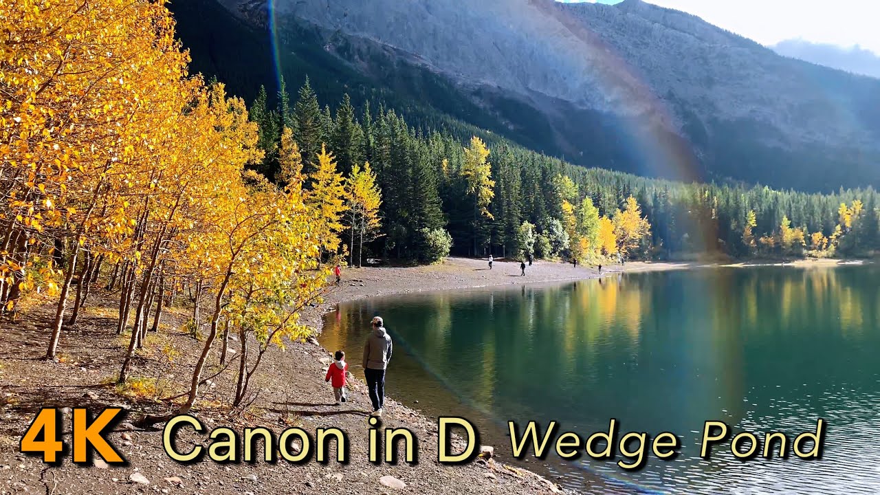 Scenic Wedge Pond in Fall | Stunning Autumn Reflections in Kananaskis ...