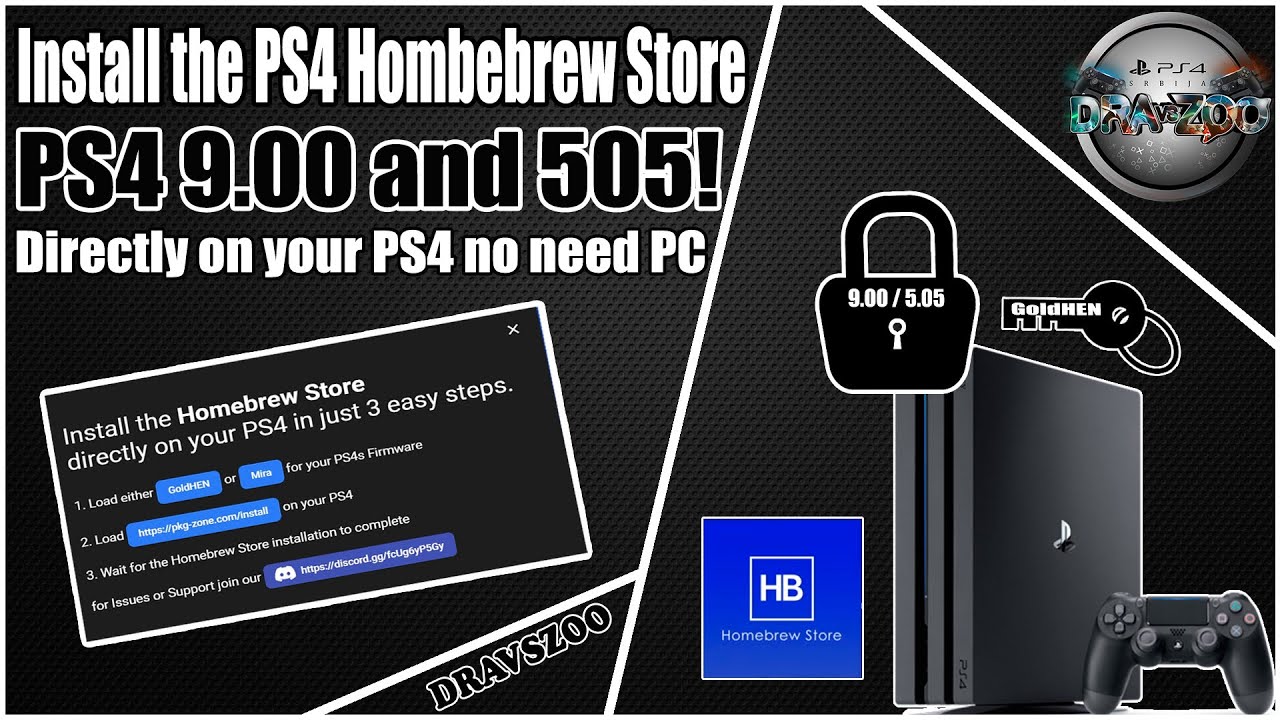Install the PS4 Hombebrew Store directly on your PS4 no need PC | PS4 ...