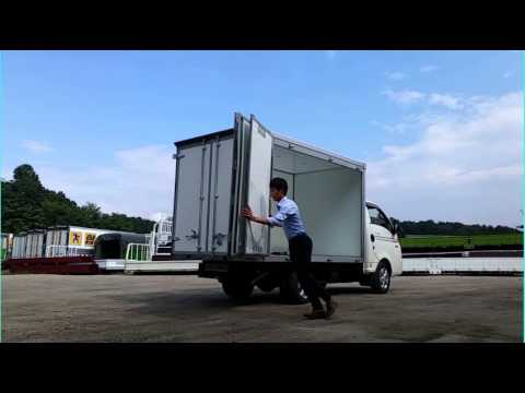 Sliding Open Side Truck - 슬라이딩 오픈사이드 탑차 - YouTube