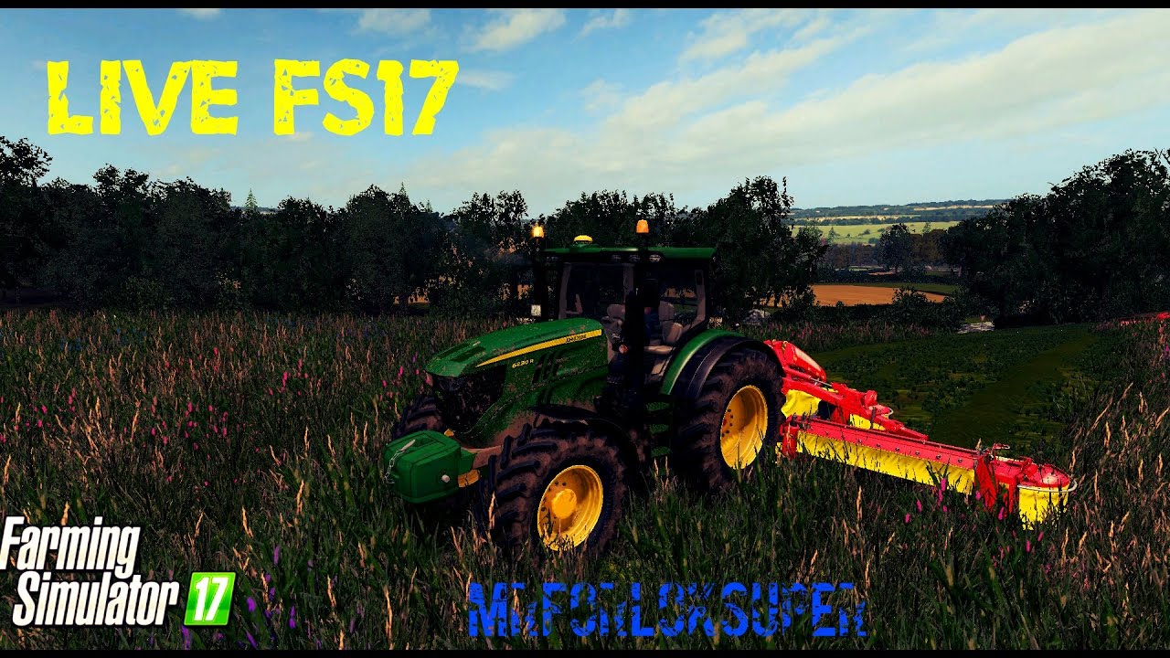LIVE l Farming Simulator 17 - YouTube