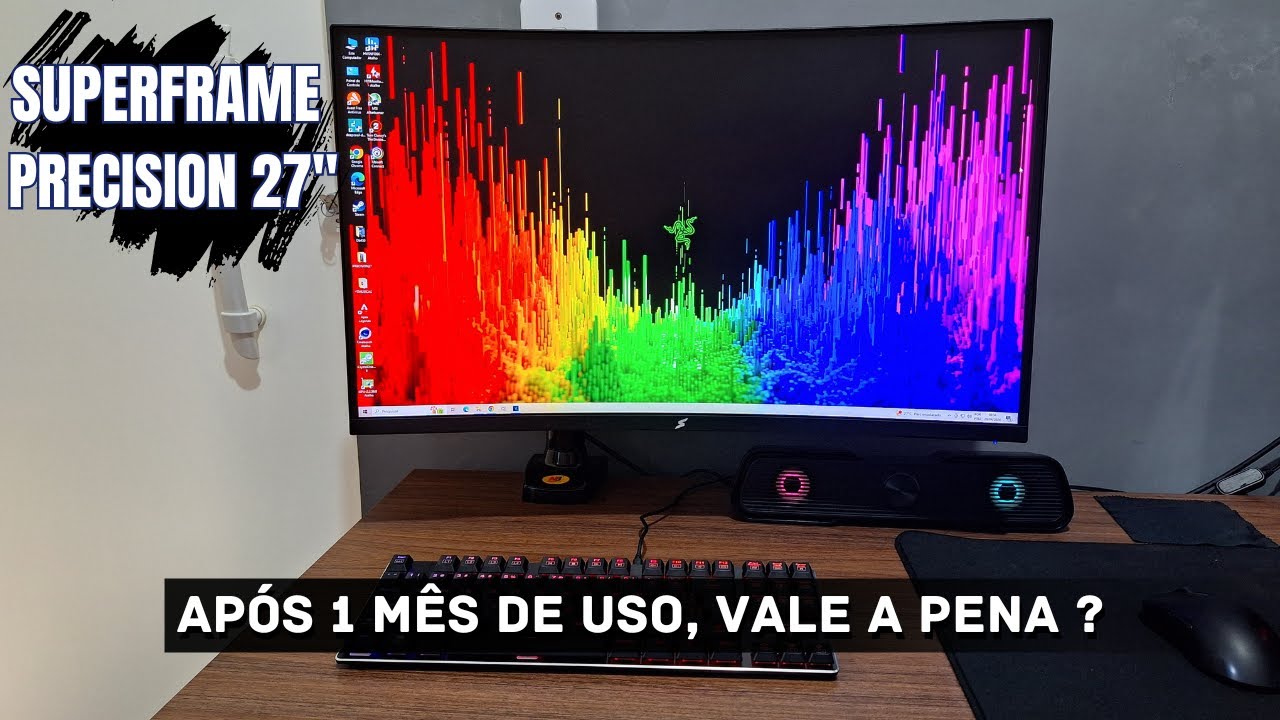 Monitor Superframe Precision 27" QHD 165hz VA, vale a pena ? - YouTube