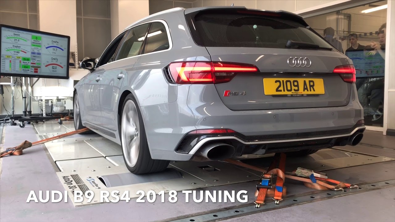 OUR AUDI RS4 B9 MAKES POWER ON THE DYNO ! The quest for the UK's ...