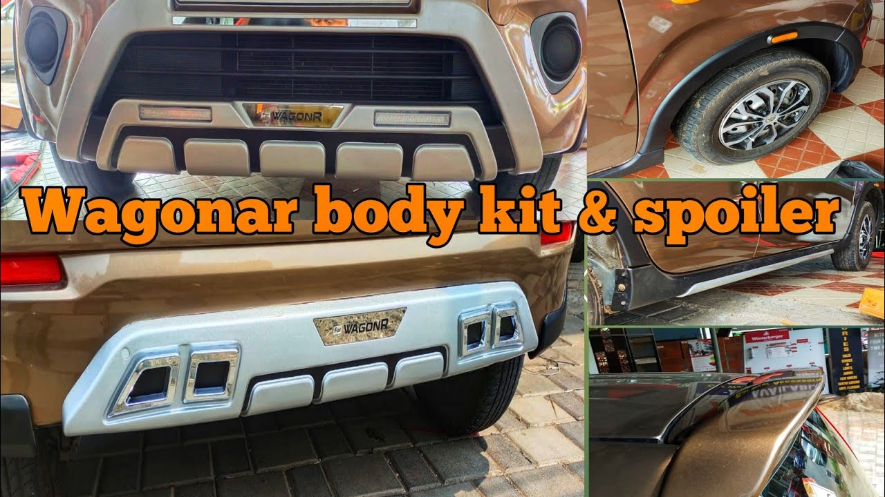 New wagonar body kit and spoiler installation #modification # ...