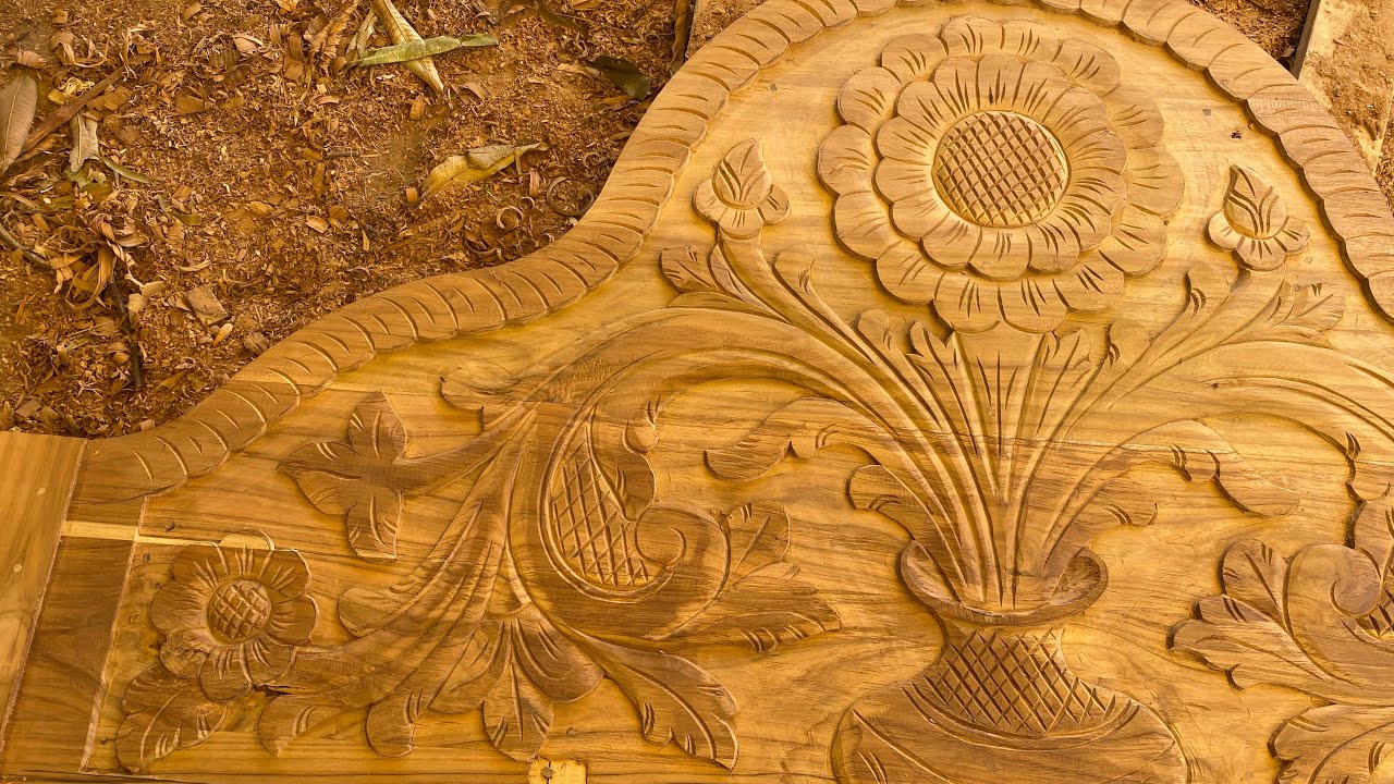 Palang 🛏️ box wood carving - YouTube
