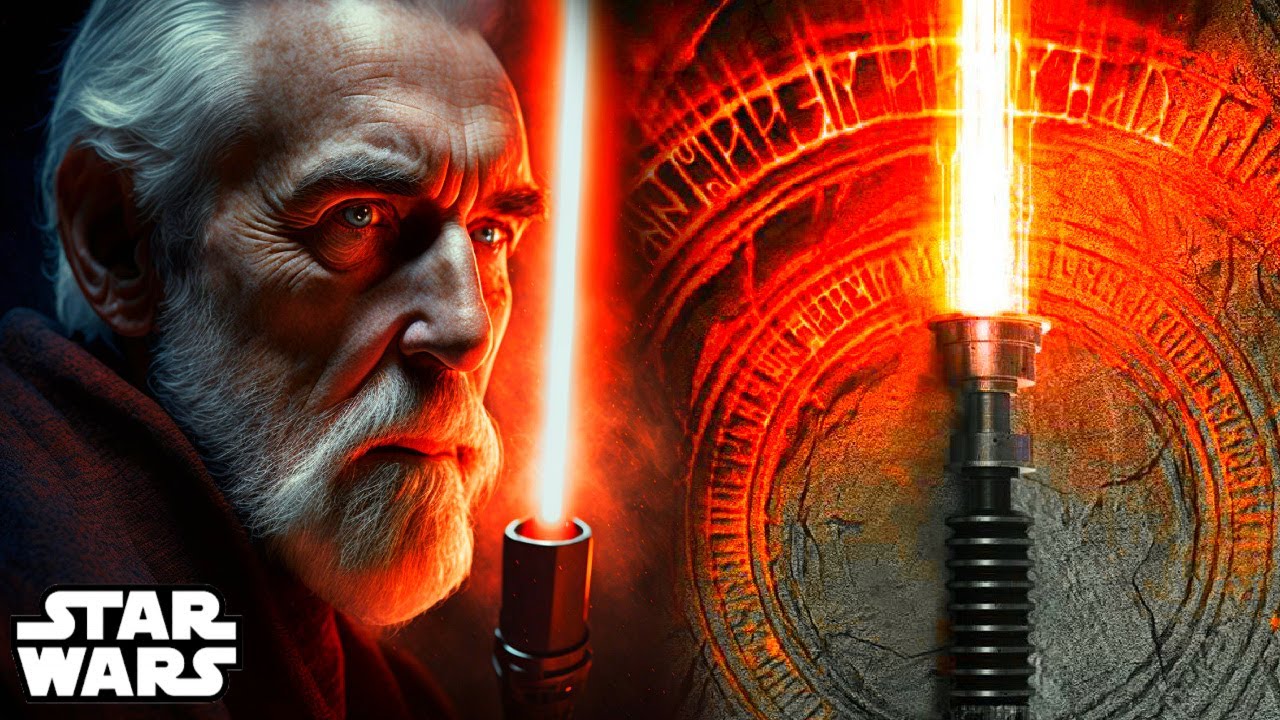 Why Dooku Would NEVER Have an Orange Lightsaber "Righteous Fury" - Star ...