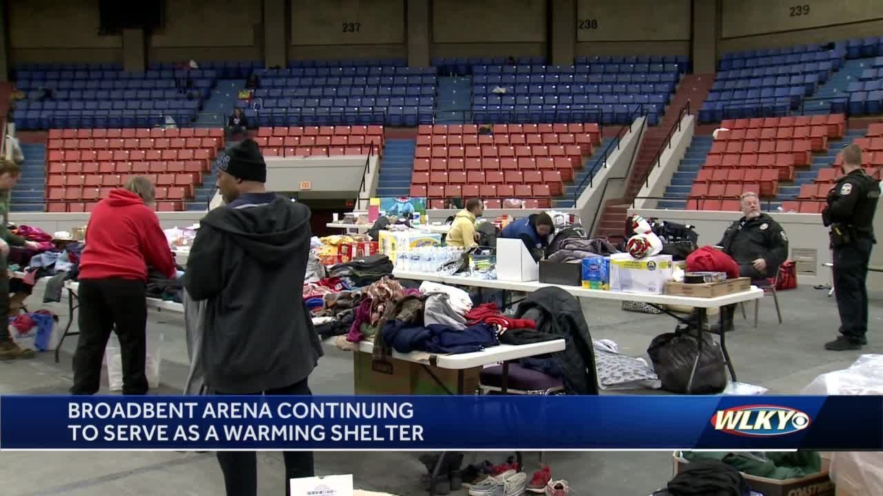Broadbent Arena serves as warming center during the weekend's cold snap ...