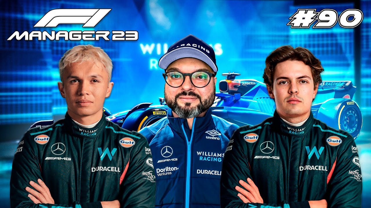 F1 MANAGER 23 - WILLIAMS SUPERANDO AS EXPECTATIVAS - YouTube