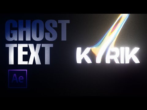 Animated Smeared Text - After Effects Text Animation Tutorial - YouTube