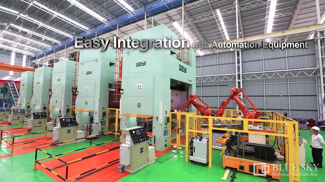 SEYI SLG Series - Link Motion, Heavy Duty, Deep Draw Presses - YouTube