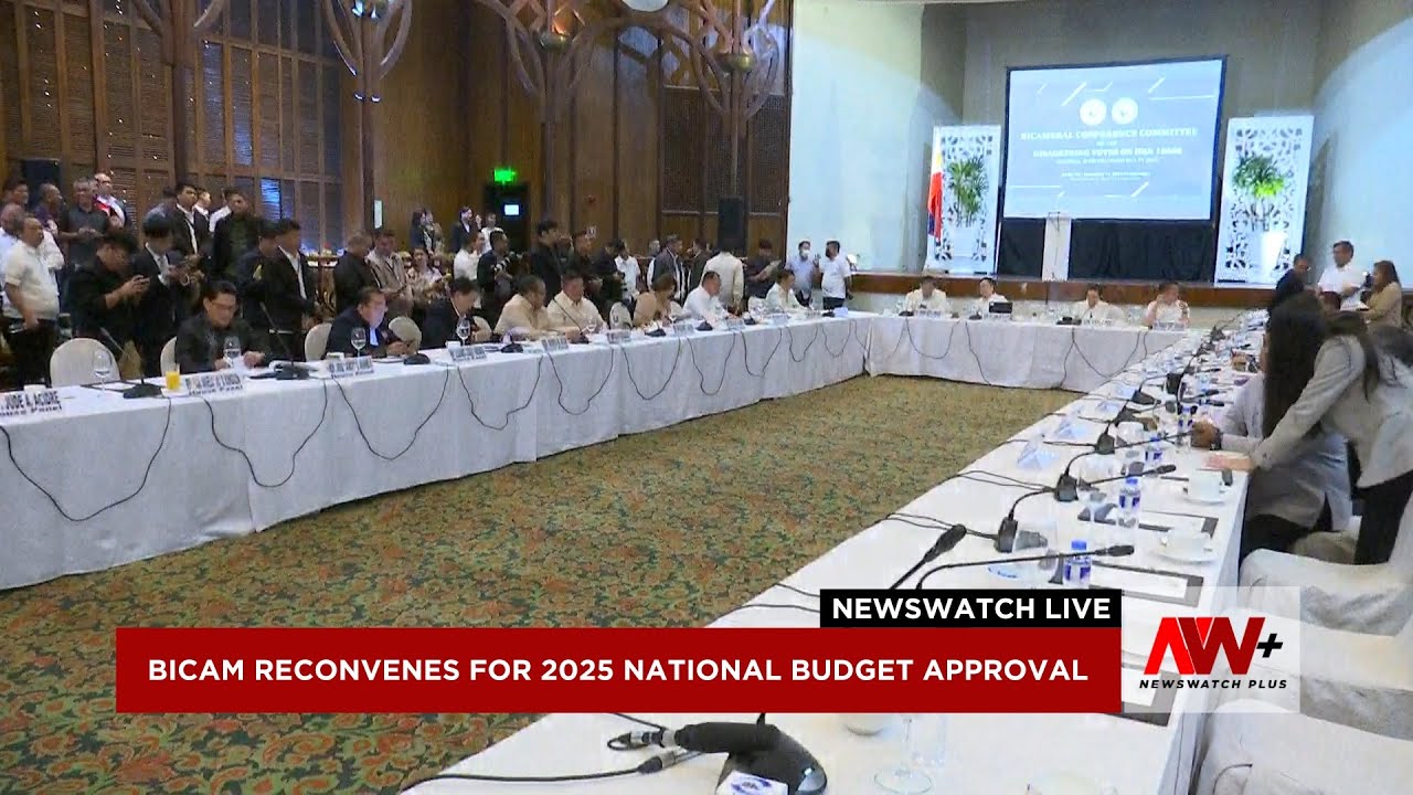 Bicam reconvenes for 2025 national budget approval | NewsWatch Live ...