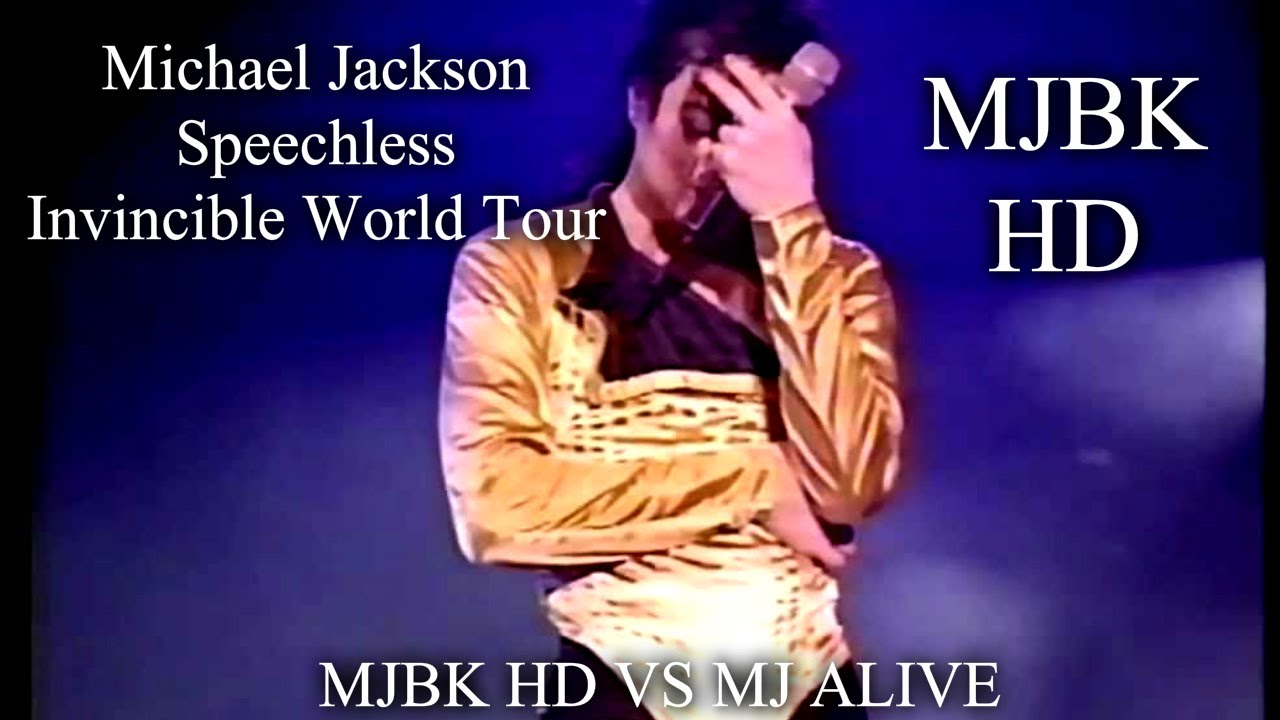 Michael Jackson Speechless Invincible World Tour HD - YouTube