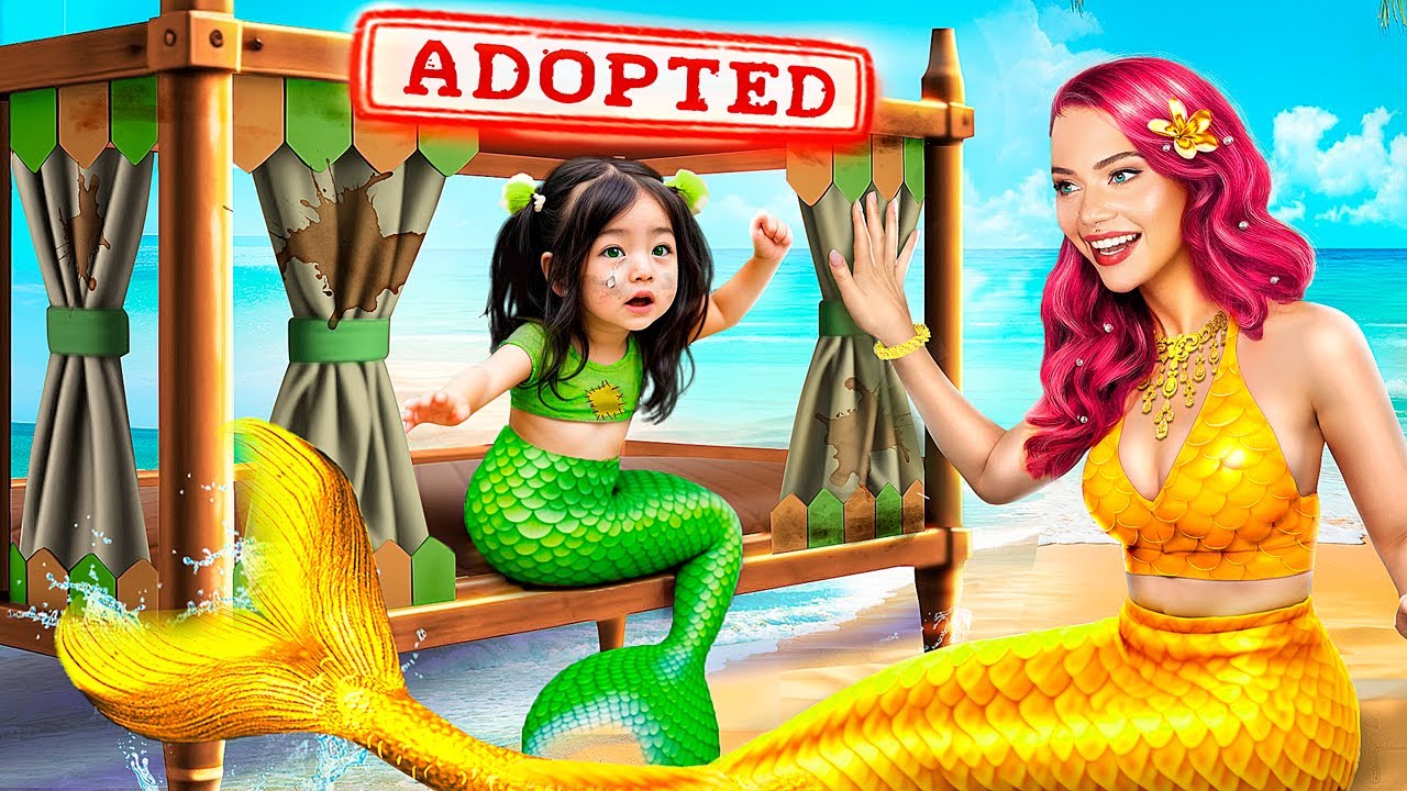 Moeder vs Stiefmoeder Zeemeermin! Beste Hacks Voor Ouders! - YouTube