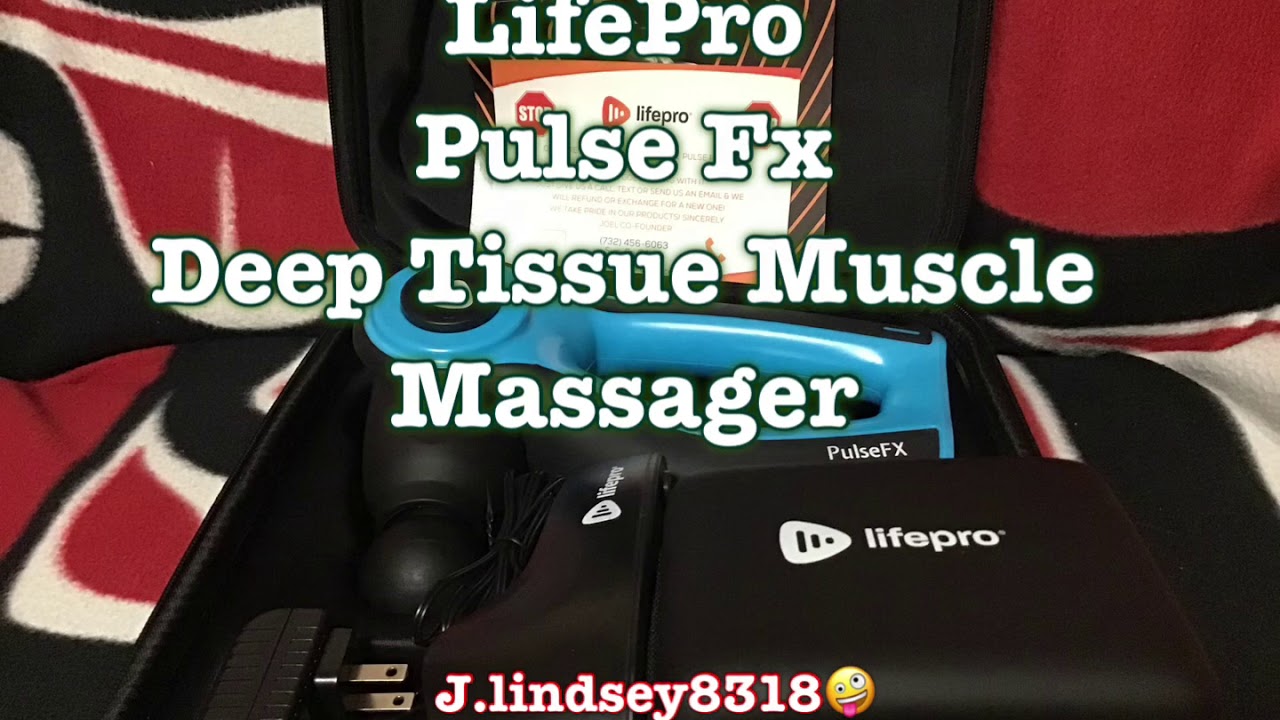 Pulse Fx Powerful Rotating Percussion Massage Gun - Deep Tissue Muscle ...