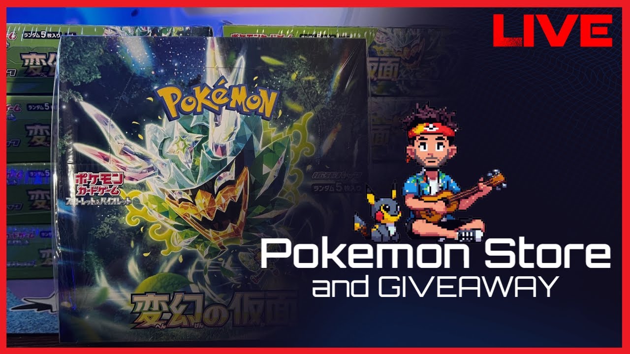 🔴*Live* Pokemon Stream Shop! NEW SETS IN STOCK! - YouTube