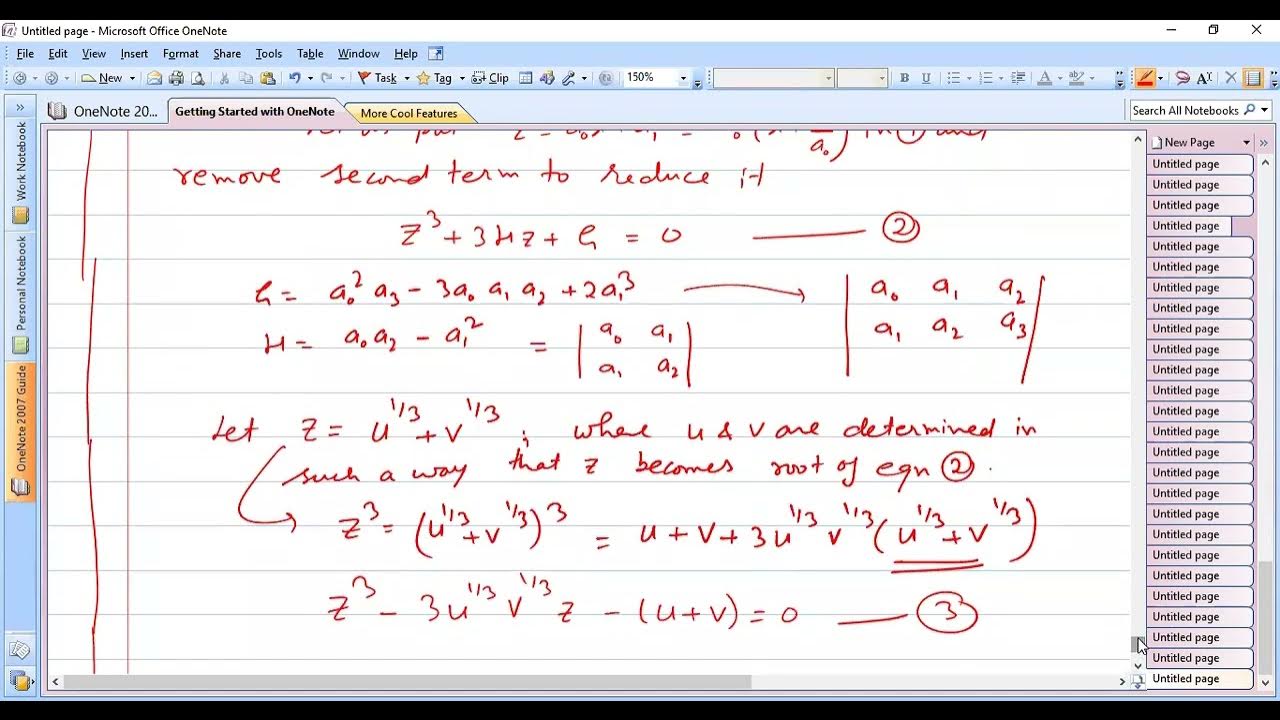 Cardano Method - YouTube
