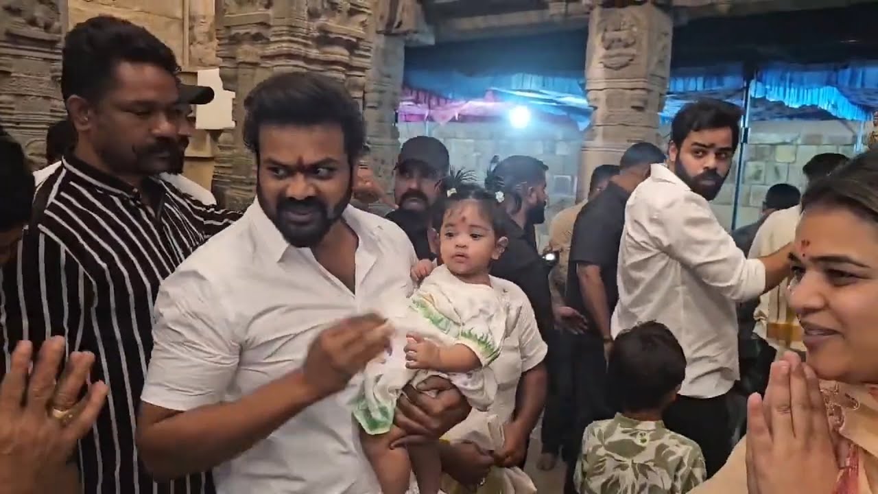 Manchu Manoj Daughter First Visuals | Bhuma Mounika Reddy | Mohan Babu ...