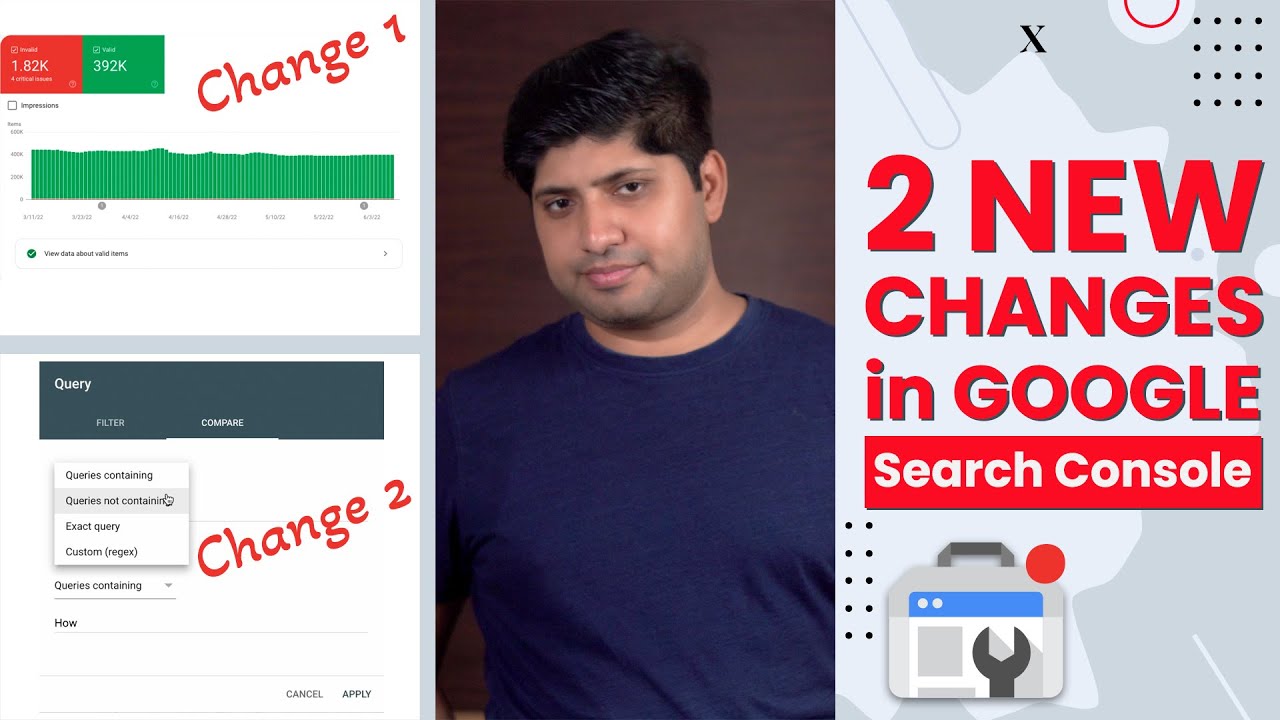 2 New Changes in Google Search Console | How to Compare Keywords in GSC ...