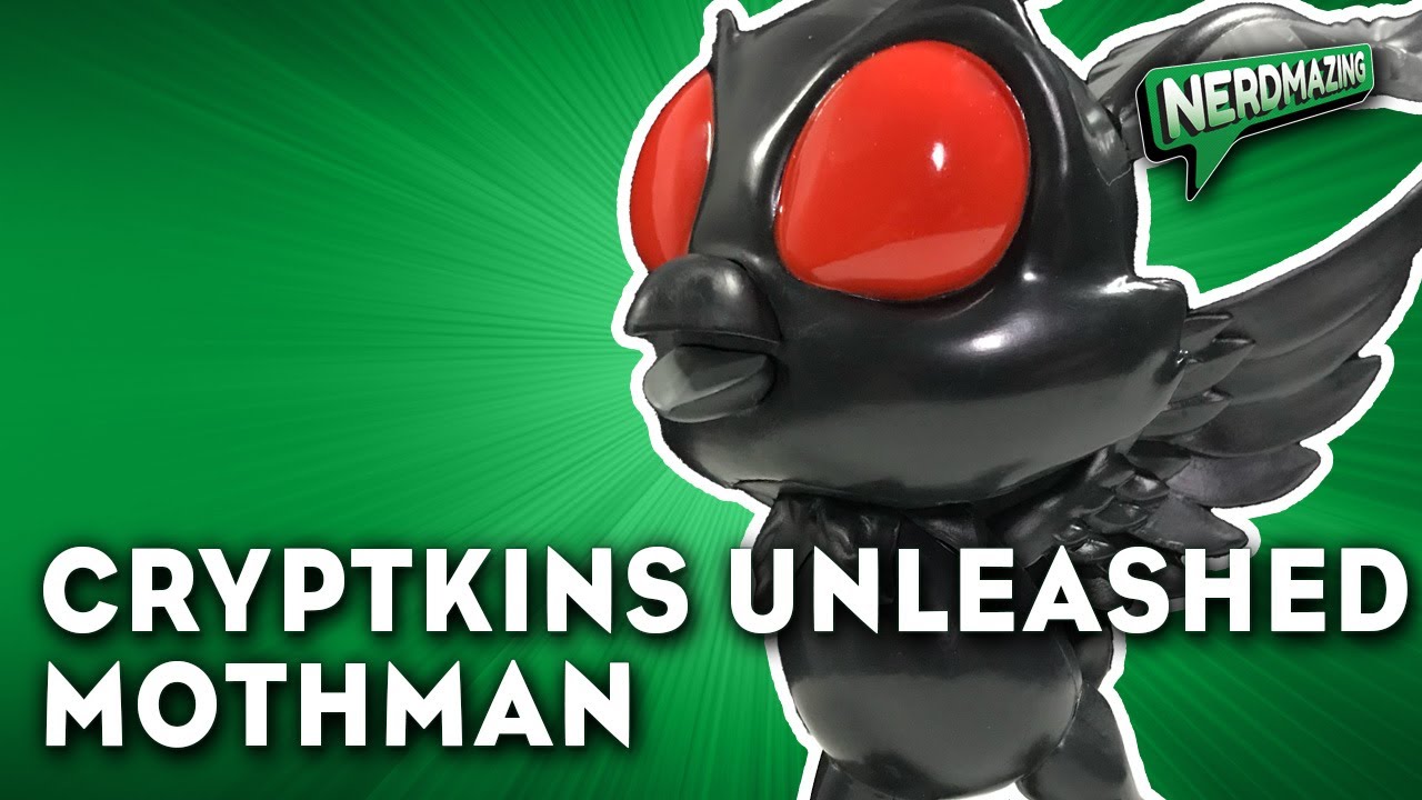 Mothman Monster Statue Figure Cryptkins Unleashed Review - YouTube