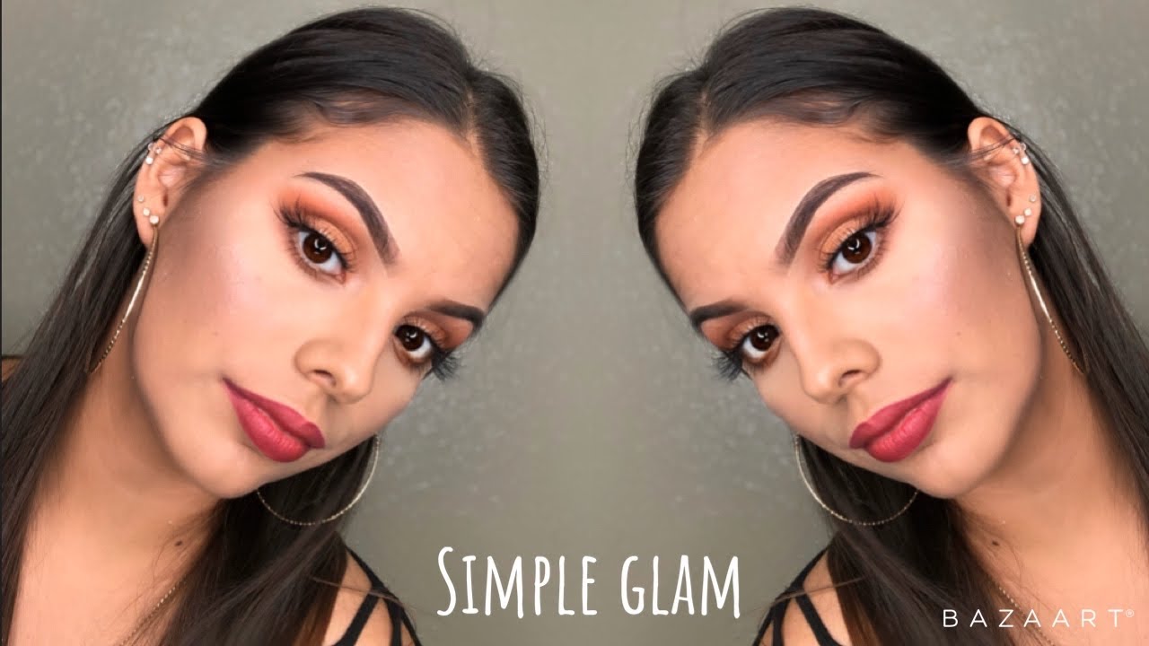 Simple Glam Makeup - YouTube