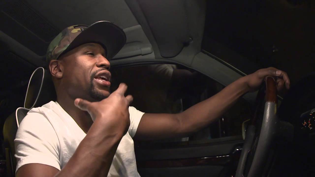 Floyd Mayweather cruising around in his 1996 Mercedes - YouTube