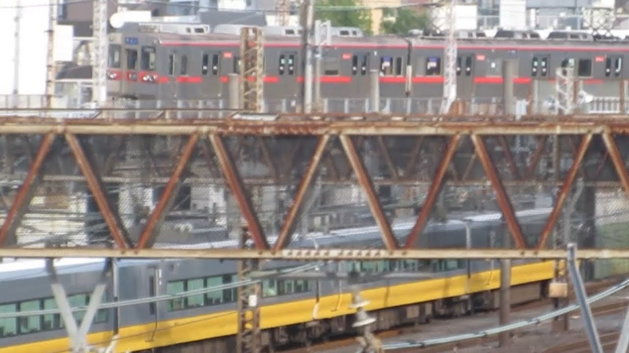 4/28 E657系K2編成「イエロージョンキル」と京成3600形【リバイバルカラー】が交差するシーン - YouTube