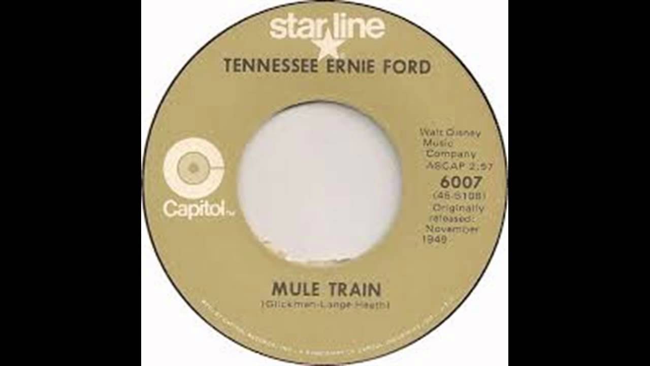 Tennessee Ernie Ford Mule Train 1950 - YouTube