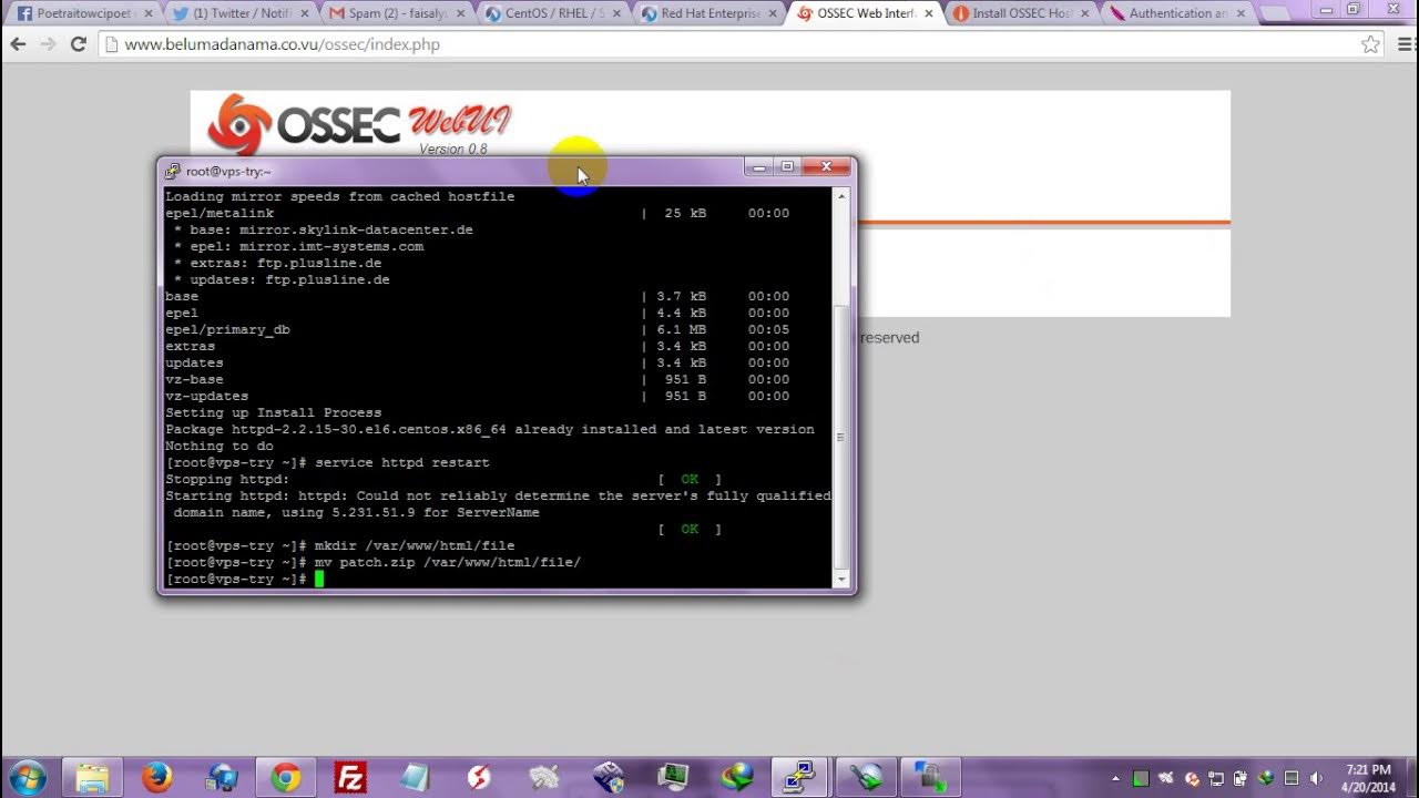 Setup OSSEC IDS (Intrusion Detection System) On Centos Linux - YouTube