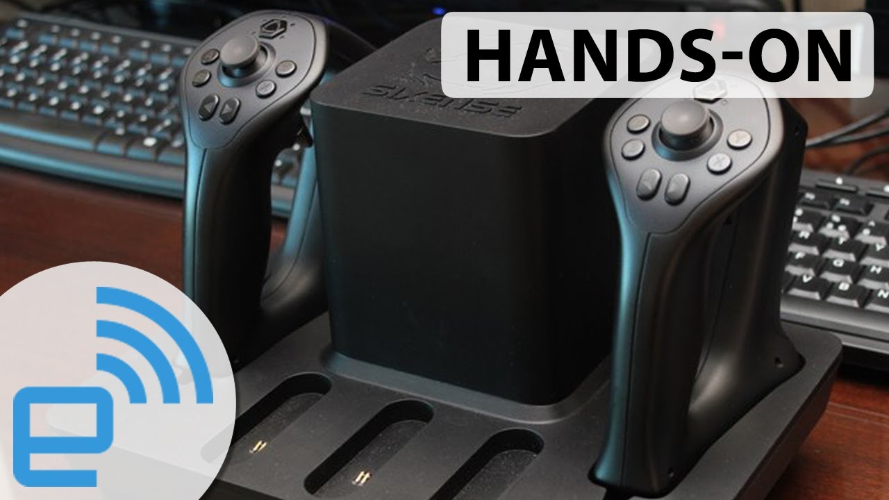 Sixense Stem and MakeVR hands-on | Engadget - YouTube