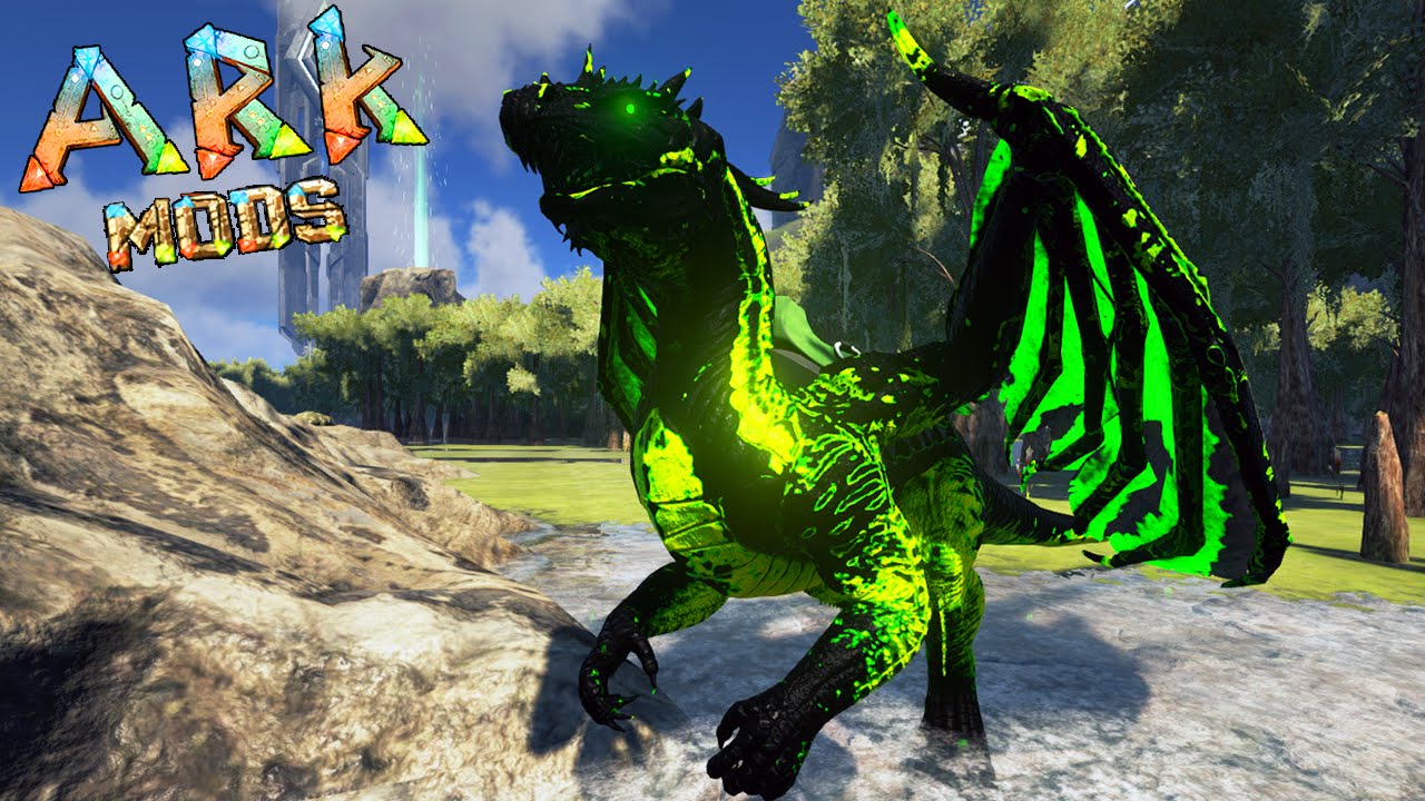 Ark Survival Evolved MODS #45 - DRAGÃO ELEMENTAL DE POISON INSANO ...