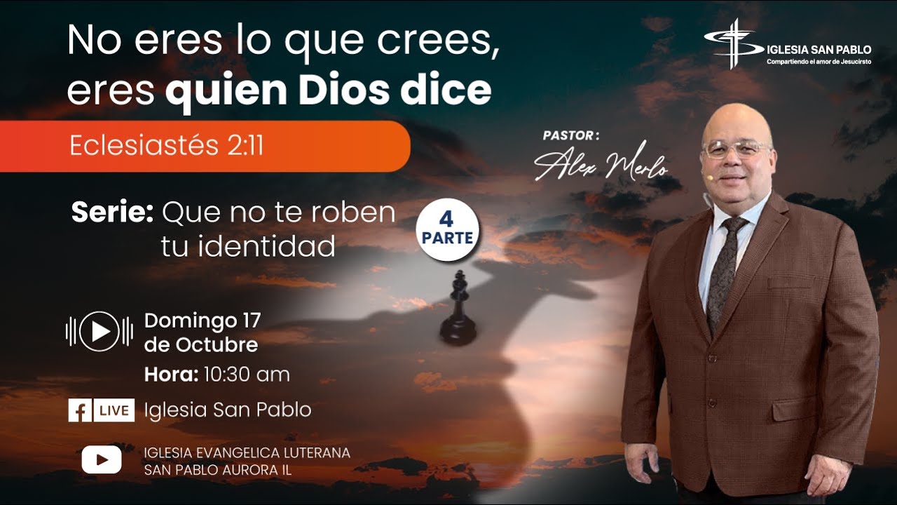 Que no te roben tu identidad | Parte 4 | Pastor Alex Merlo - YouTube