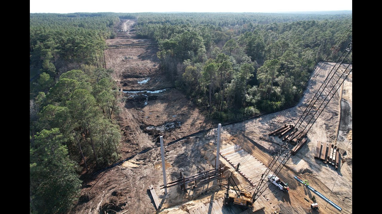 Crestview Bypass progress (12.13.21) - Phase V land has been cleared ...