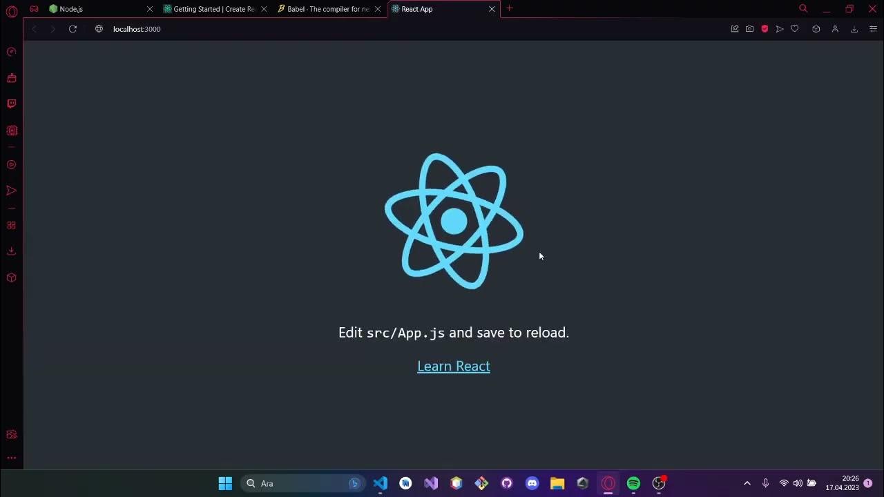 REACT DERSLERI 1 | CREATE REACT APP VE TEMEL BILGILER - YouTube