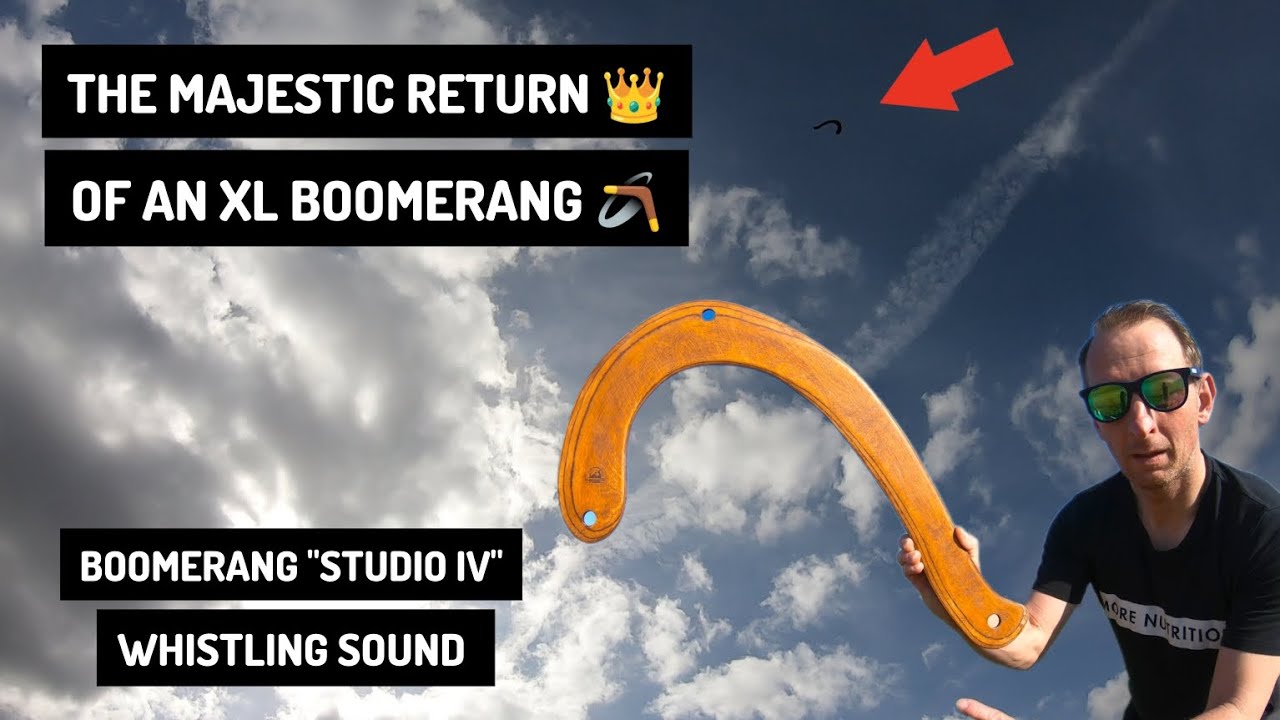 The majestic return of an XL BOOMERANG 🪃 #boomerang - YouTube