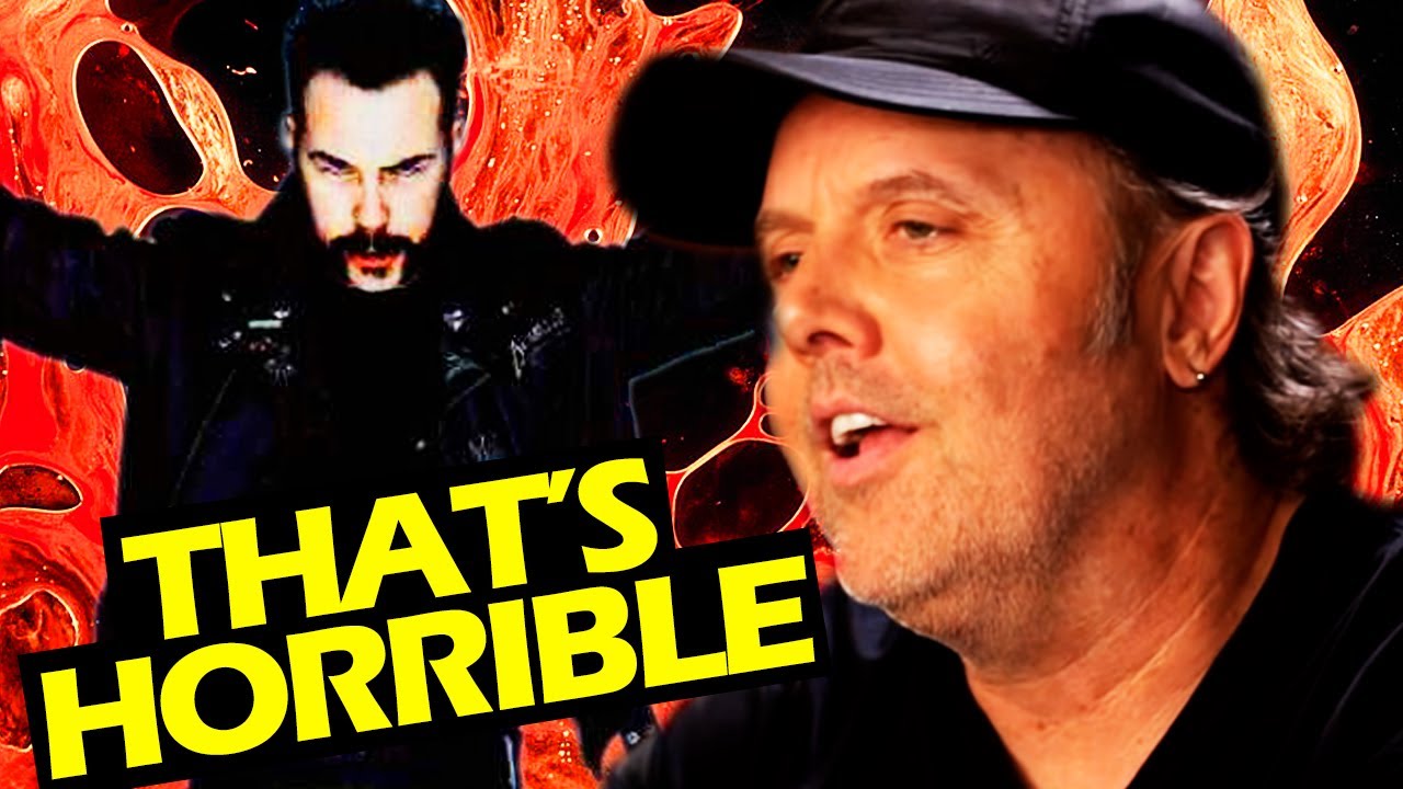 LARS ULRICH MAKING FUN OF HOW JAMES HETFIELD LOOKED IN THE LOAD/RELOAD ...