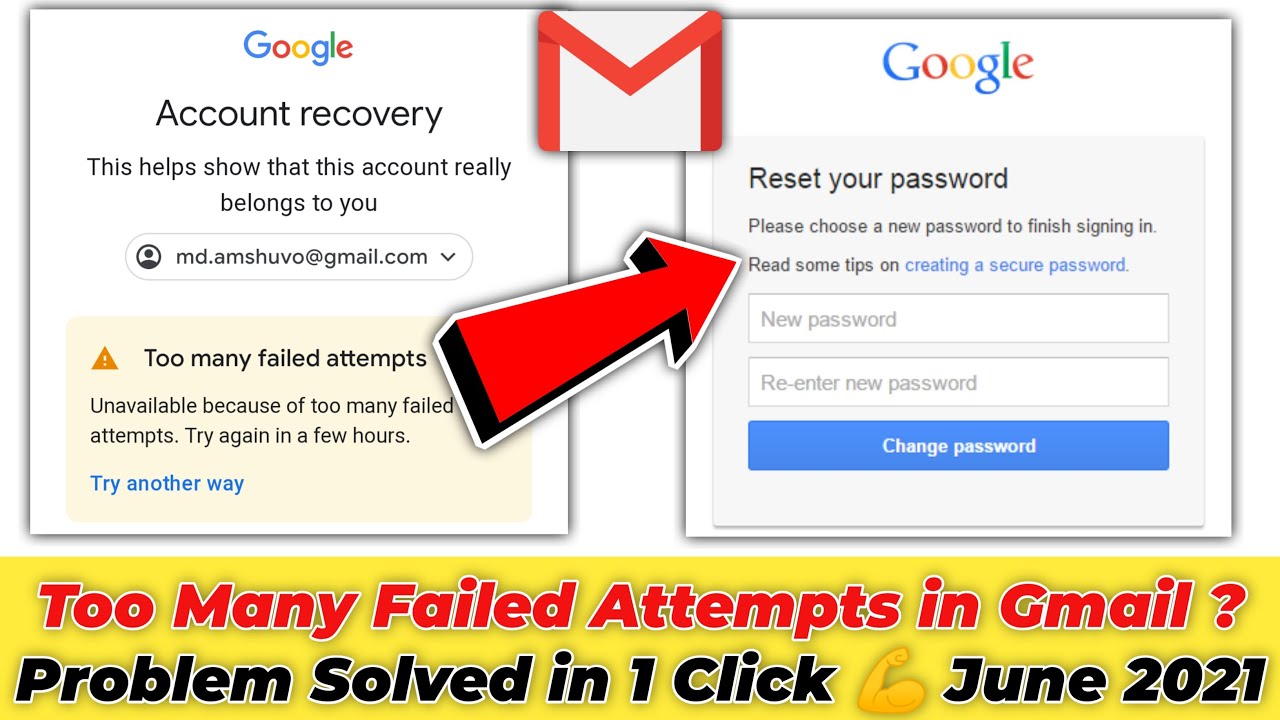Too Many Failed Attempts Gmail Solution 2021 Too Many Failed Attempts too-many-failed-attempts-gmail-solution-2021-too-many-failed-attempts