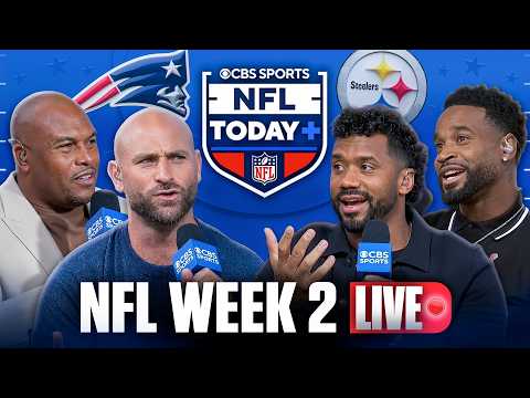 NFL Today Plus Week 2 LIVE: The crew gets you ready for the action ✅ HUGE Steelers-Pats showdown 😤