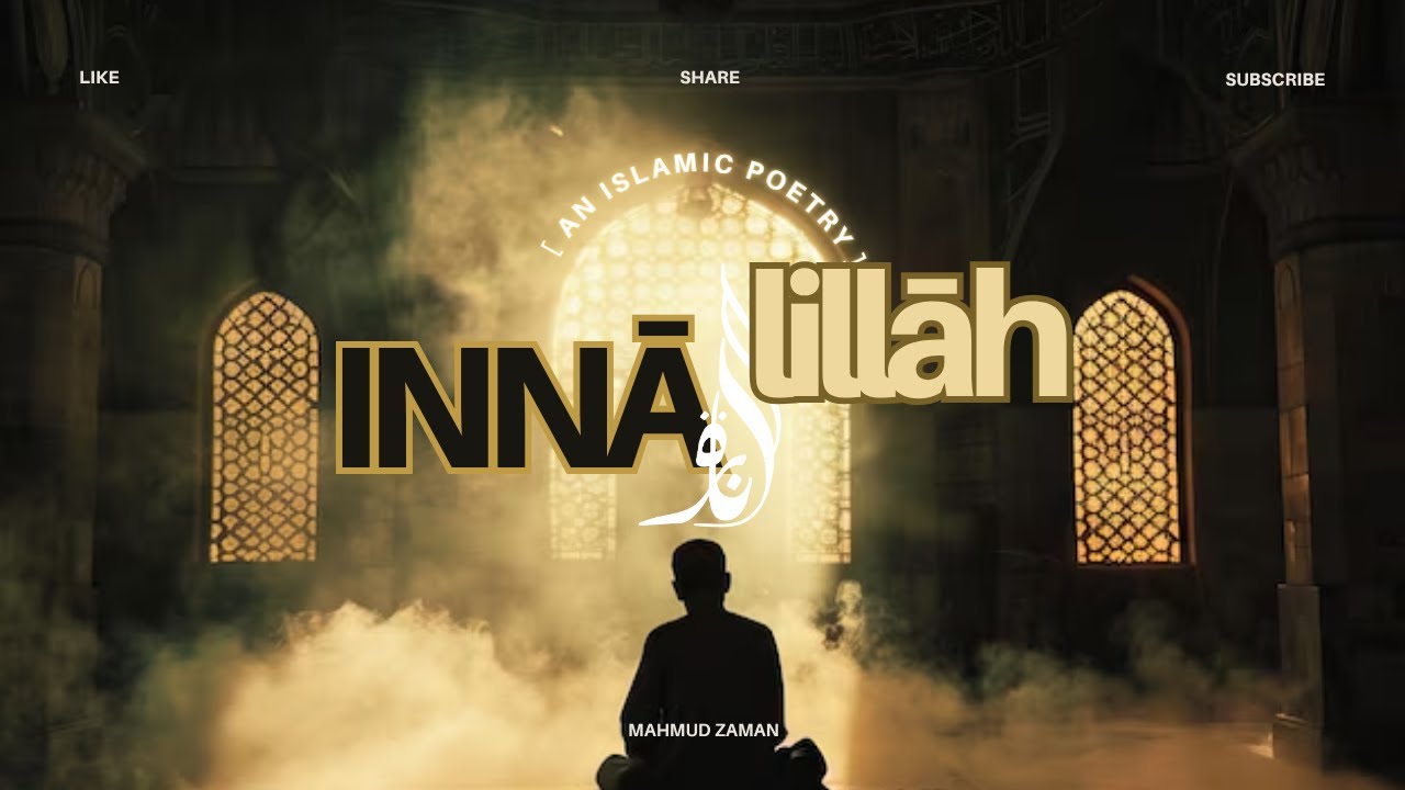 Inna lillah | An Islamic Poetry | Mahmud Zaman | Inarah - YouTube