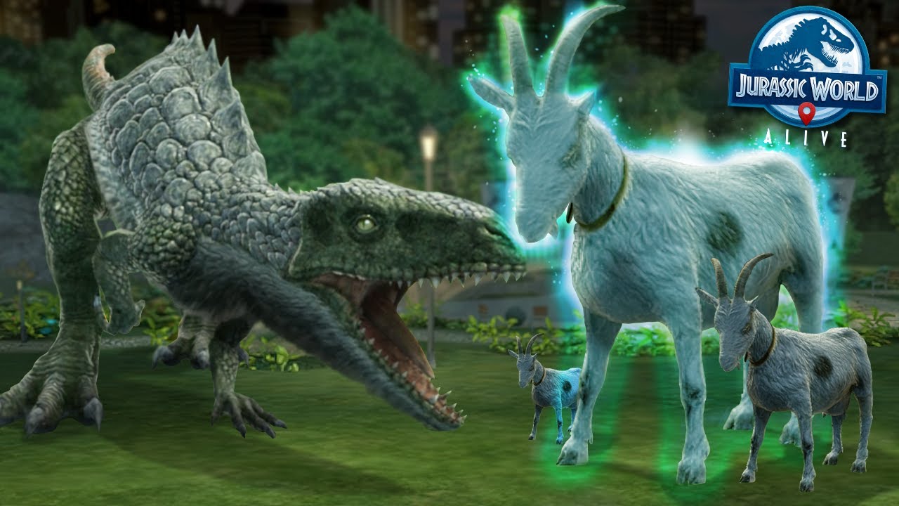 THE GIANT APRIL FOOLS GOAT BOSS!!! - Jurassic World Alive - YouTube