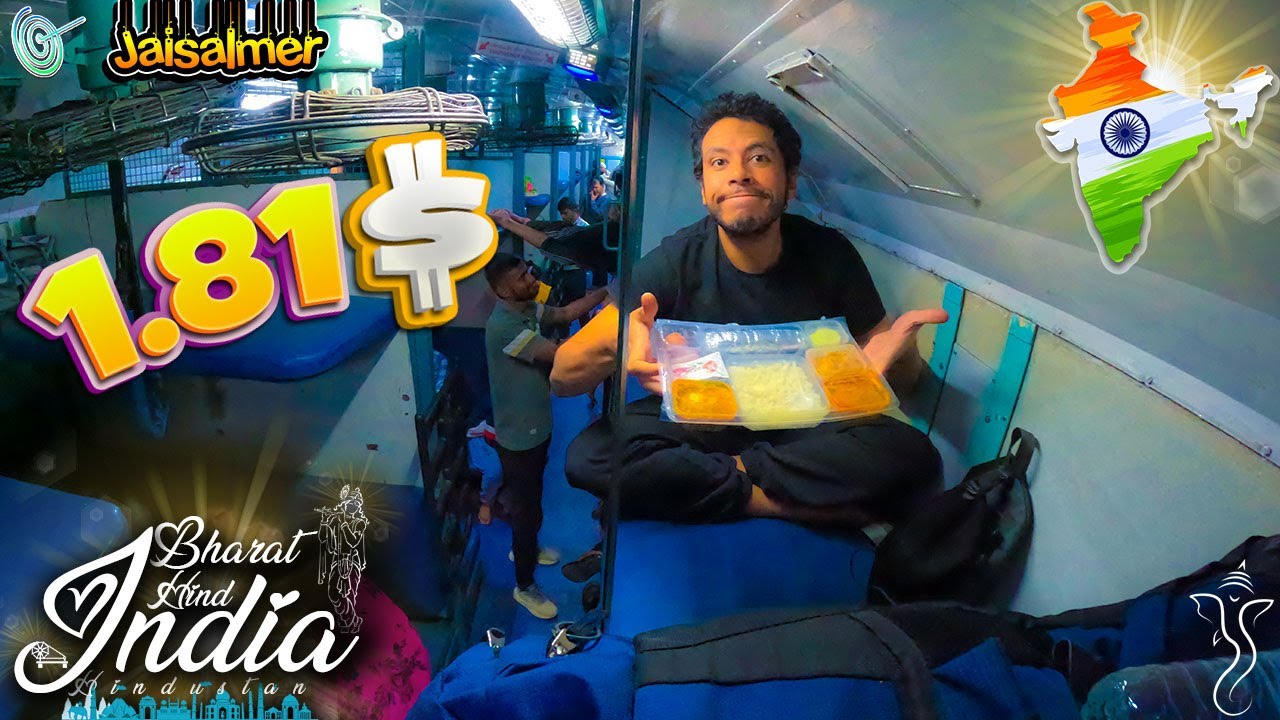 To Jaisalmer by 3rd Class Train and Train Food | Check The Indian ...