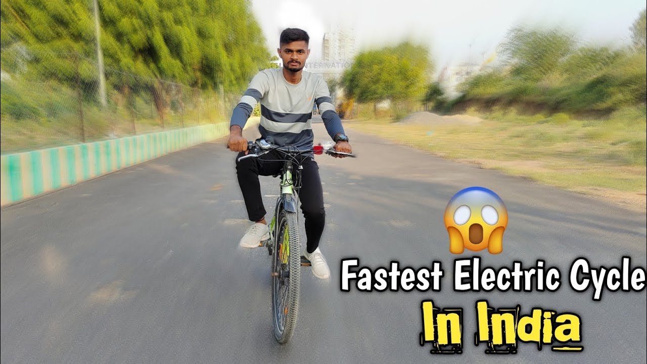 TOP-SPEED TEST | Electric Cycle | - YouTube