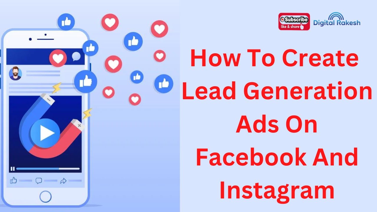 How to create lead generation ads on facebook and instagram | Social ...
