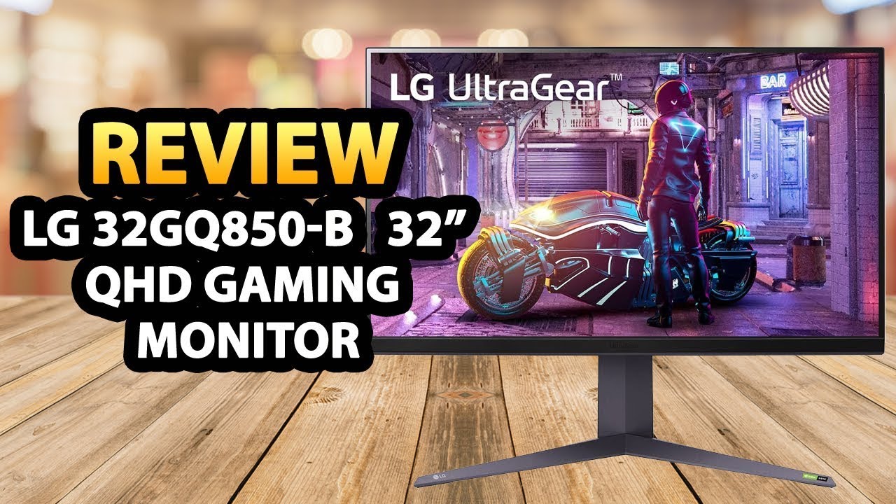 LG 32GQ850 B 32” QHD Nano IPS Gaming Monitor Review - YouTube