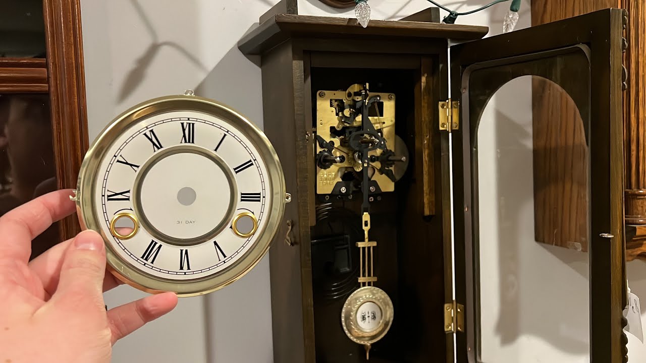 In-depth look at a Kassel 31 day Wall Clock - YouTube