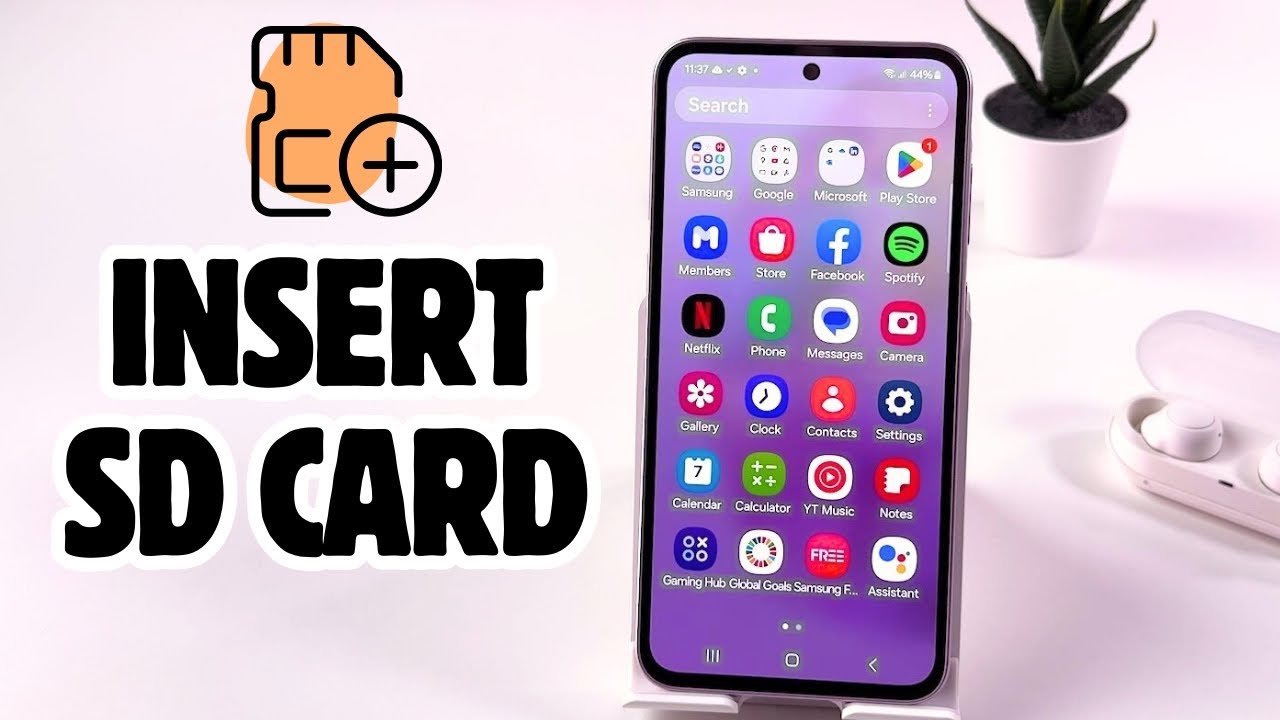 How to Insert an SD Card into Samsung Galaxy A35 5G - Step-by-Step ...