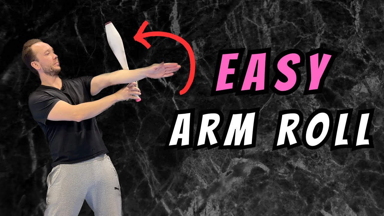 Club arm roll (EASY) -Juggling tutorial - YouTube