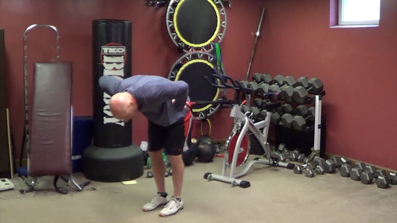 band bent over shoulder row - YouTube