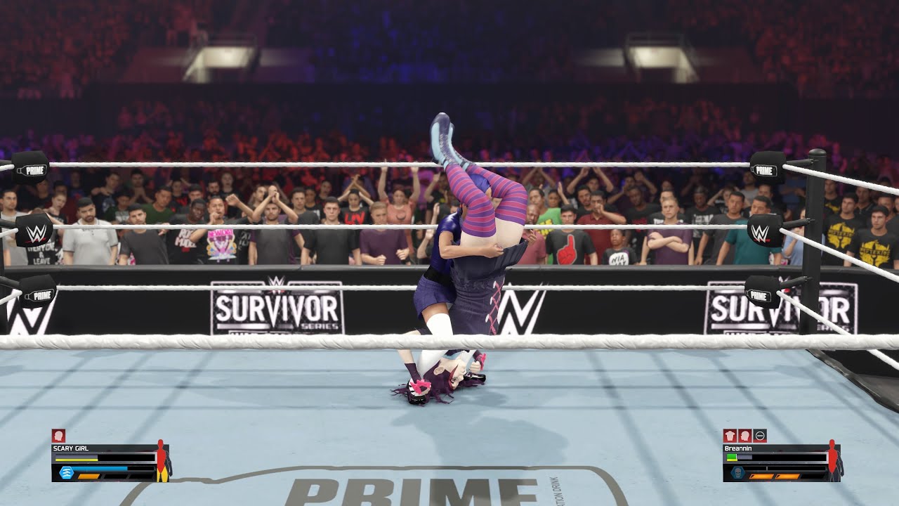 Scary Girl #totaldrama Vs Breannin WWE 2K25 - YouTube