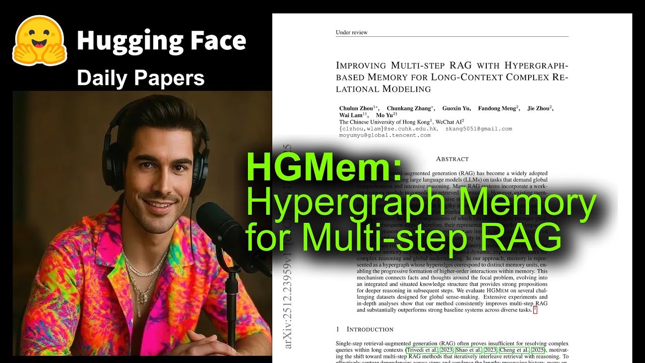 HGMem: Hypergraph Memory for Multi-step RAG - YouTube